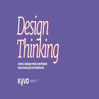 Service Design Thinking - Palestra Kyvo Design-Driven Innovation | PPT