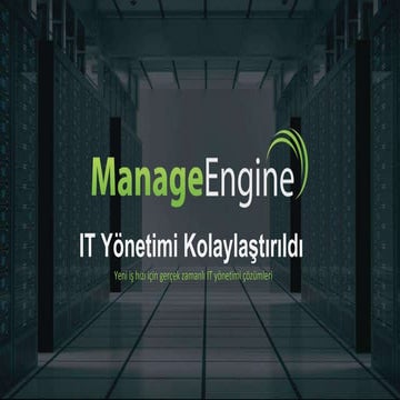 ITIL is Ready. Servicedesk Plus | PPT