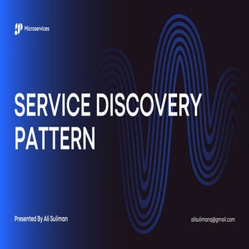 Service Discovery Design Pattern for Microservices | PDF