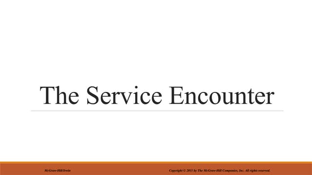 The servuction model and the analysis in the workplace | DOCX