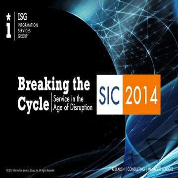 Service Integration – Achieving “Transformed Operations” More ...