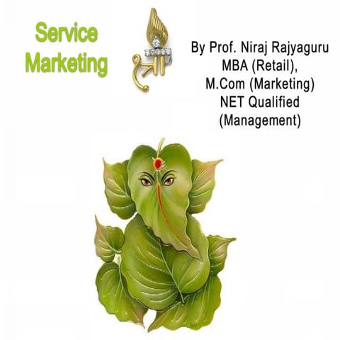 Service marketing | PPT