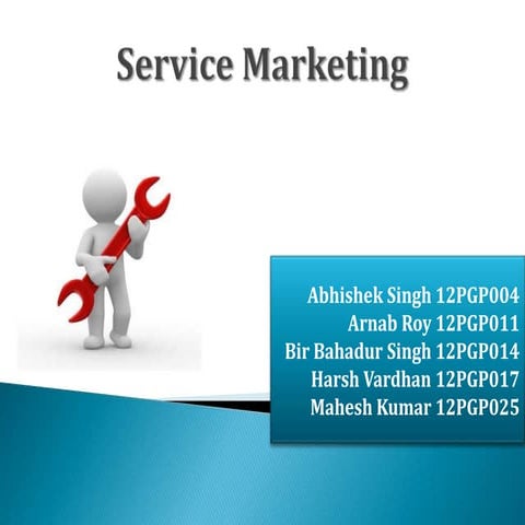 Service marketing | PPTX