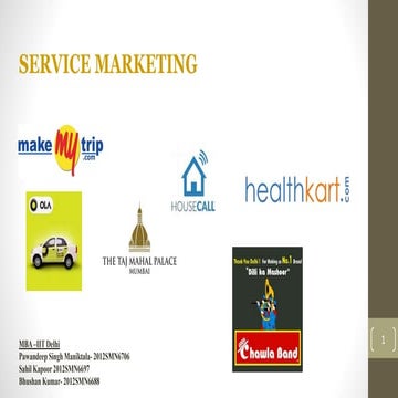Service Marketing | PPTX