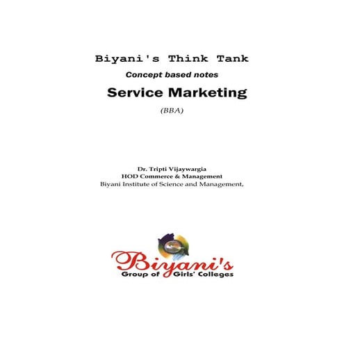 Service marketing | PDF