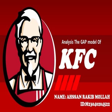 Analysis The GAP Model of KFC/Service Marketing Presentation.pptx