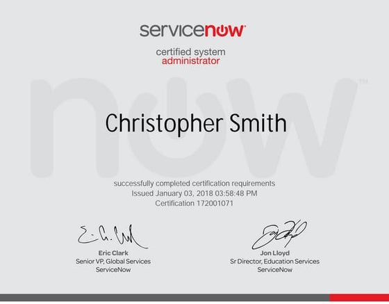 ServiceNow Certified Implementation Specialist - Security Incident ...