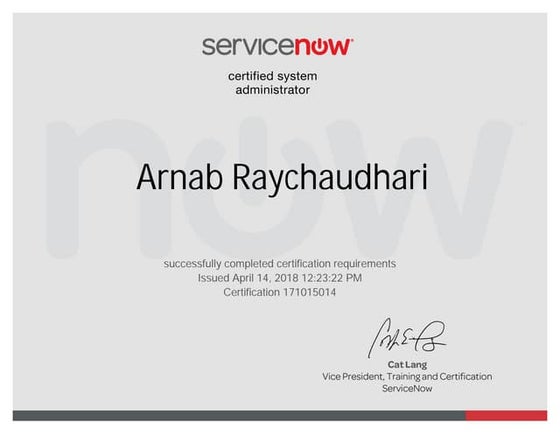 ServiceNow Certified System Administrator (CSA) | PDF