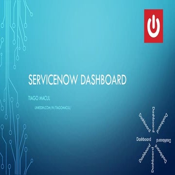 Service now dashboards | PDF