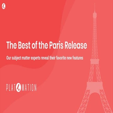 ServiceNow Paris Release - Our favorite new features | PDF