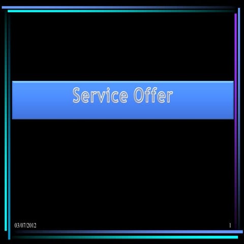 Service Offer | PPTX