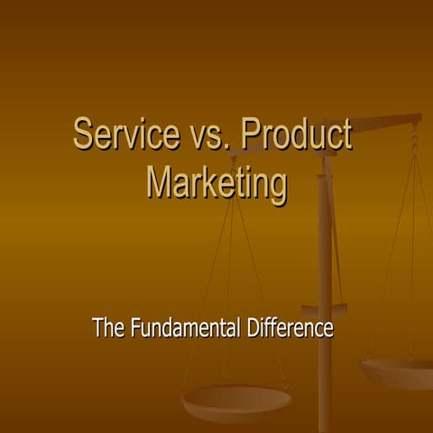 Service Product Presentation | PPT