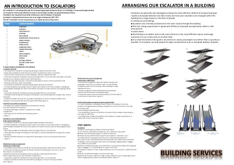 Arrangement of Escalators and Elevators