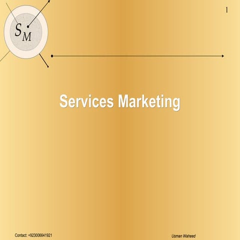 Services marketing | PPT