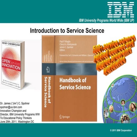 Service science intro 20110606 v1 | PPT