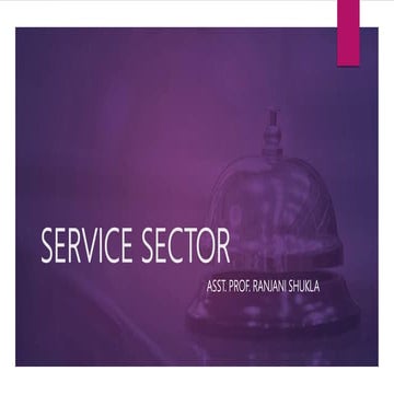 Service sector | PPTX