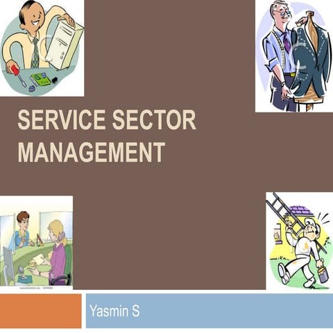 Service sector management | PPTX