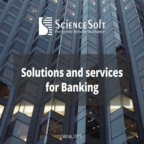 Solutions and Services for Banks | PDF