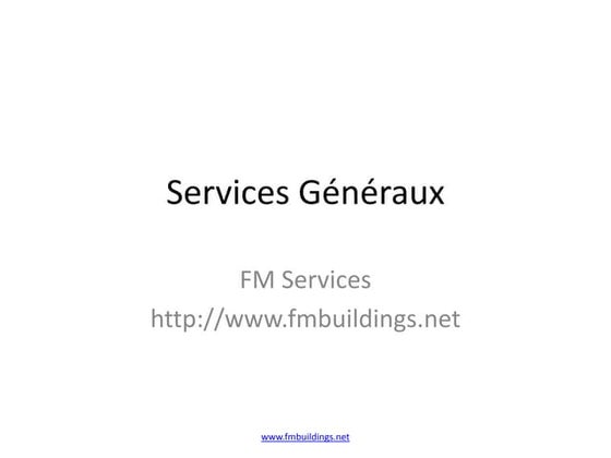 Fm services