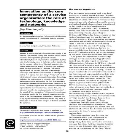 Services innovation | PDF