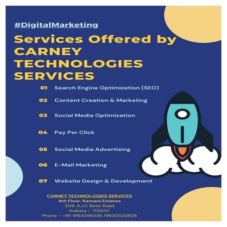 Services Offered by CARNEY TECHNOLOGIES SERVICES | PDF