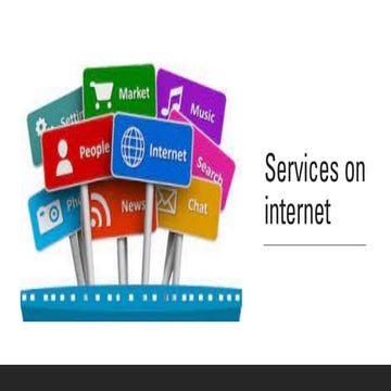 Services on internet ppt | PPT