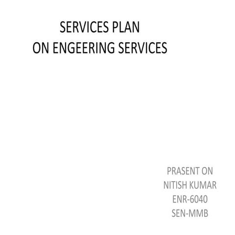 Services plan | PPT
