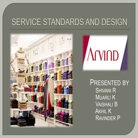 Service standards and design of clothing store | PPTX