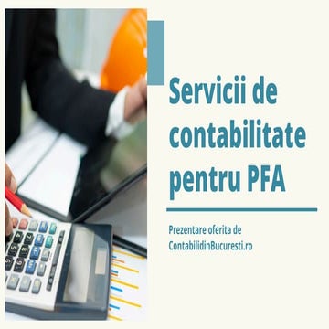 Serviciile noastre de contabilitate pentru PFA | PPT