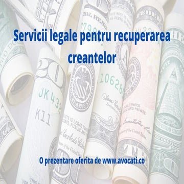 Recuperare creante | PDF