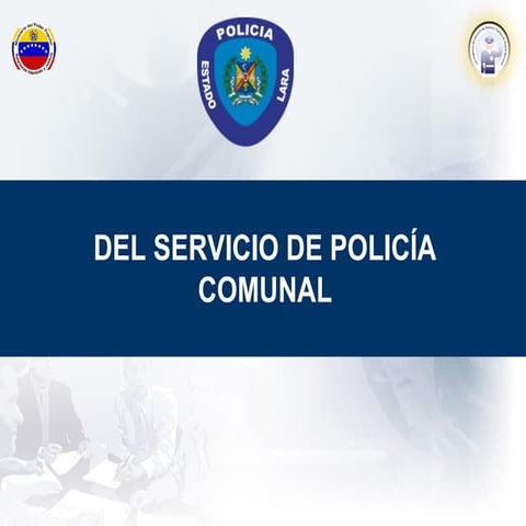 Servicio de policia comunal | PPT
