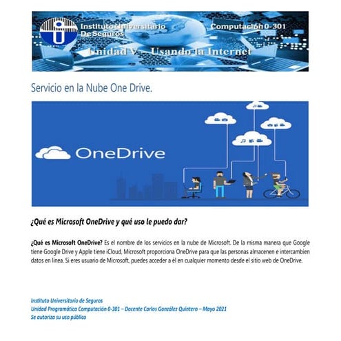 Servicio en la Nube OneDrive | PDF