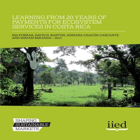 Biodiversity conservation and sustainable use in Costa Rica by Ivana ...