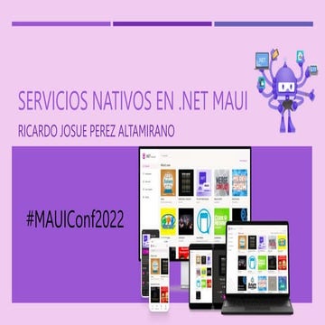 Native Service With .NET MAUI | PPTX