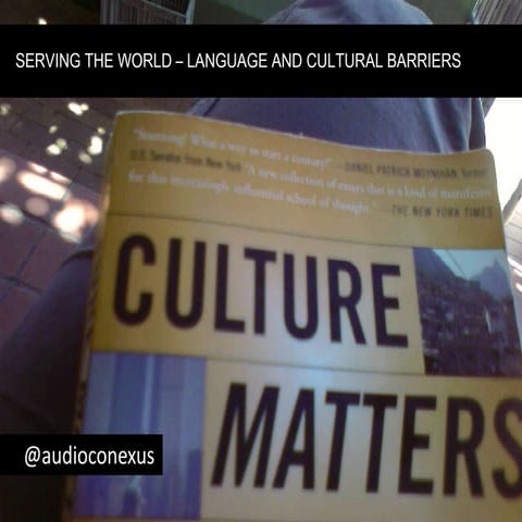 Removing Language and Cultural Barriers in Tourism | PPT