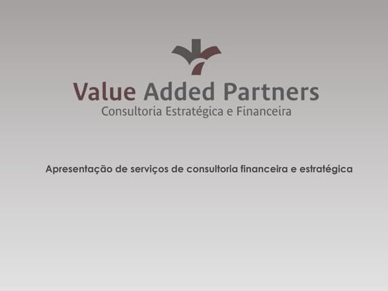 Value Added Partners presentations