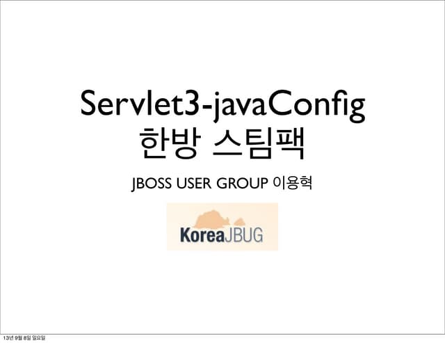 Spring32 Java Config Servler3 Ppt