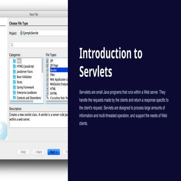 Introduction To Servlets Topic For Ppt
