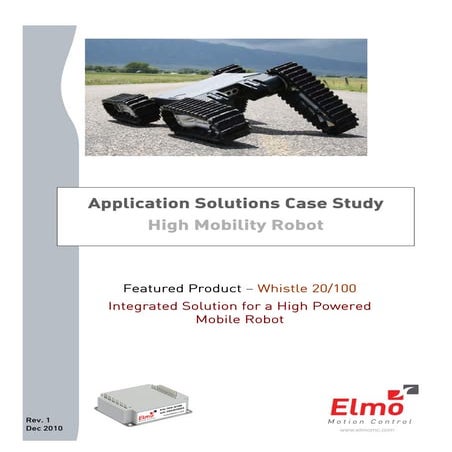 Servo drive application for high mobility robot | PDF