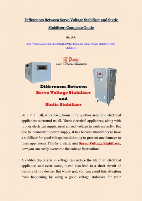 7 Reasons to Use Electronic Voltage Stabilizer.pptx.pptx