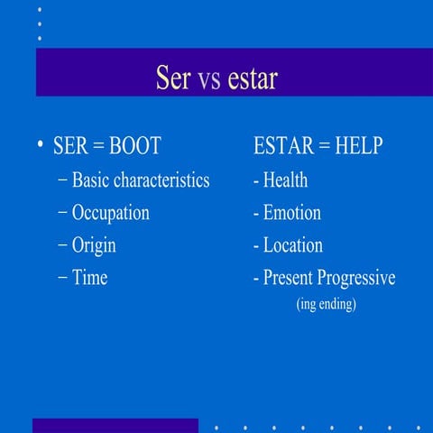 Pronombres personales y verbos ser y estar | PPT