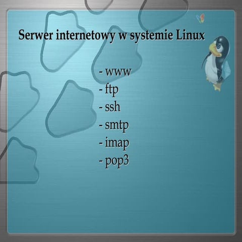 Serwer internetowy w systemie Linux | PPT | Web Hosting | Internet