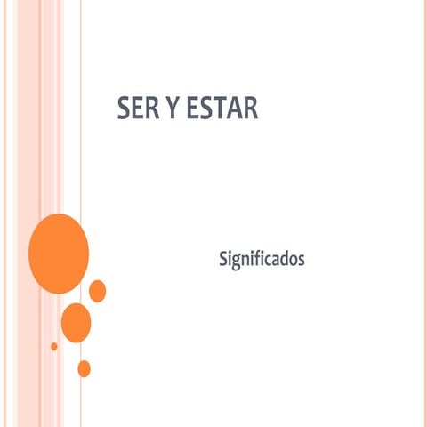 Ser y estar | PPT