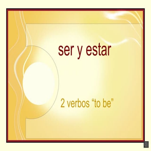 Ser y estar | PPT