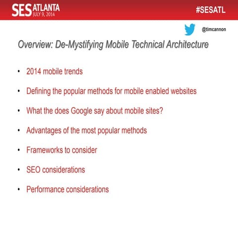 Demystifying Mobile Seo 2014 Search Engine Strategies Atlanta Session Ppt