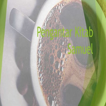 Sesi 10 pengantar kitab samuel | PPTX