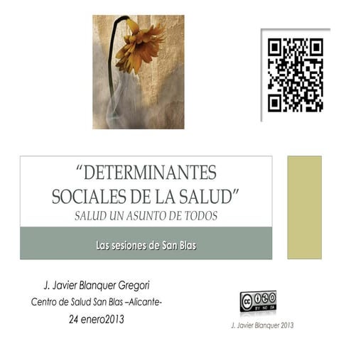 DETERMINANTES DE LA SALUD | PPT