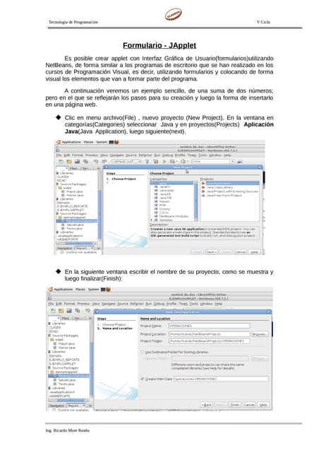Guia practica funciones en java con NetBeans | PDF