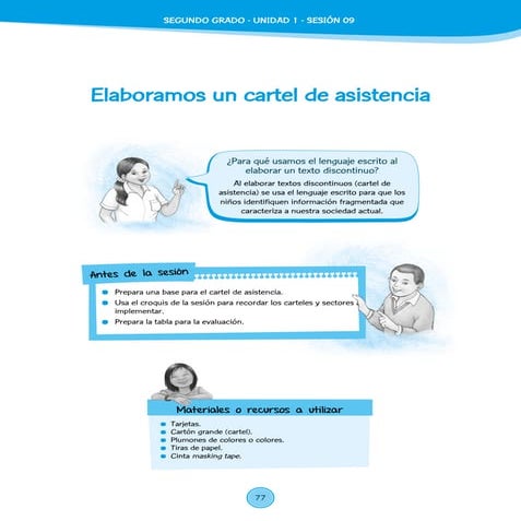 Sesión de Aprendizaje 09 de Unidad Didáctica 01 del Área de ...