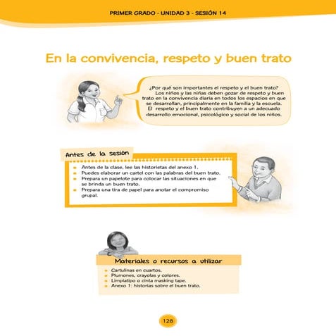 Sesión de Aprendizaje 14 de Unidad Didáctica 03 del Área de Personal ...